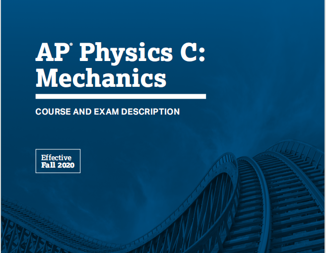 AP物理C：力学教材下载《AP Physics C: Mechanics Course and Exam Description ...